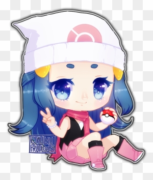 Chibi Dawn By Cthulhufruitloops - Raffle - Free Transparent PNG Clipart ...