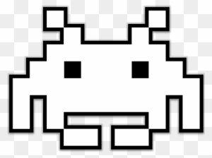 Space Invaders Clipart Ship - Space Invader Sprite Png - Free ...