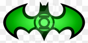 Glowing Green Lantern Batman Logo By Kalel7 - Green Lantern Bat Symbol ...