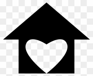 House With Love Heart Shape Comments - House Png Icon - Free ...