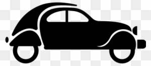 Vintage Round Back Car Vector - Vintage Car Icon Png - Free Transparent ...