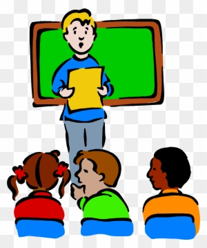 Student Giving Presentation Clipart