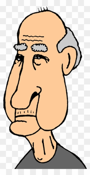 Clipart Grumpy Old Man
