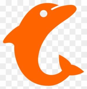 Orange Delfin - Free Transparent PNG Clipart Images Download