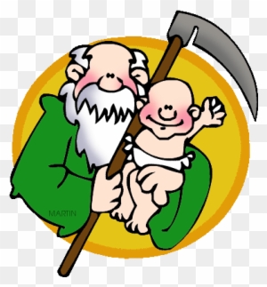 Majestic Father Time Clip Art Clipart Collection Happy - Father Time ...
