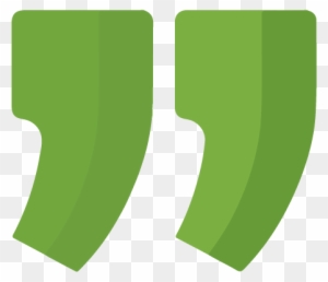 Green Quote Mark Icon - Free Transparent PNG Clipart Images Download