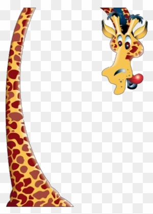 Giraffe Clipart Long - Giraffe Long Neck Cartoon - Free Transparent PNG ...