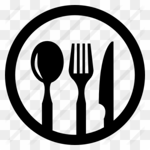 Restaurant Symbol Of Cutlery In A Circle Free Icon - Simbolo De Comida ...