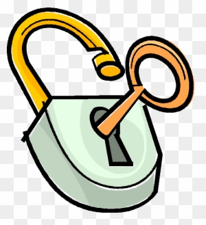 Lock And Key Royalty Free Vector Clip Art Illustration - Key Fitting ...