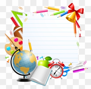 School Material Frame, Transparent PNG Clipart Images Free Download ...