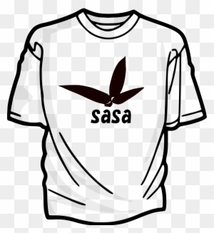 With Sasa Logo - Clothes Black And White - Free Transparent PNG Clipart ...
