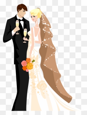 Wedding Card Clipart In Colour - Indian Wedding Doli Png - Free ...