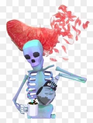 Skeleton Wink Gif - Free Transparent PNG Clipart Images Download