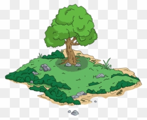 Mulberry Island - Simpsons Tapped Out Tree - Free Transparent PNG ...