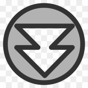 Icon, Arrow, Button, Down, Buttons, Arrows - Down Arrow Button Png ...