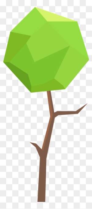 Tree Polygon Artworks - Tree - Free Transparent PNG Clipart Images Download