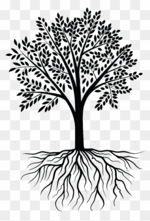 Tree With Root Public Domain Vectors - Tree Roots Clip Art - Free ...