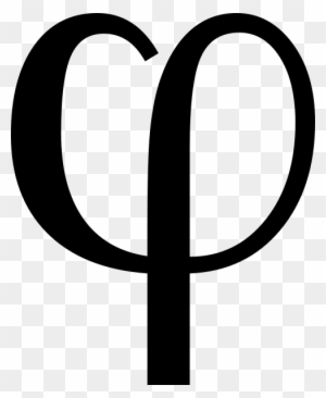 Phi - For Philosophy - Golden Ratio Symbol Png - Free Transparent PNG ...