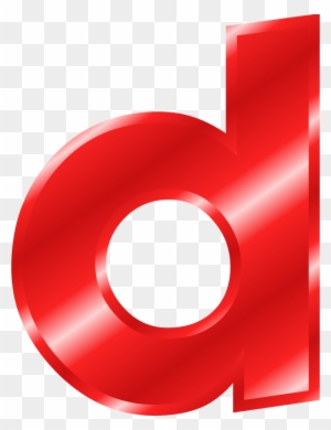 Free Effect Letters Alphabet Red - Red Letter D Clipart - Free ...