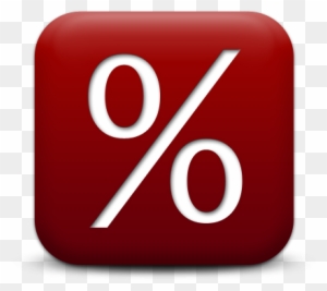 87 - Percent Icon Png Blue - Free Transparent PNG Clipart Images Download