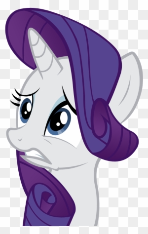 By Scoot A Who - My Little Ponyrarity Scared - Free Transparent PNG ...