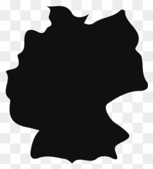 Germany Country Map Black Shape Vector - Germany Map Icon - Free ...