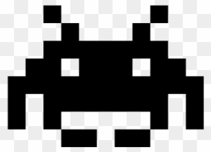 Space Invaders Clipart Ship - Space Invader Sprite Png - Free ...