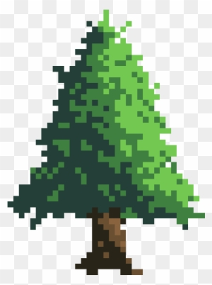 Pixel Pine Tree By Selfteachingkings - Christmas Tree - Free ...