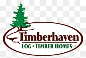 Timberhaven Logo For Tranquil Log Homes - House - Free Transparent PNG ...