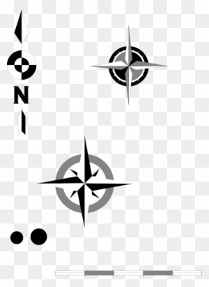 North Arrow Image - Compass Decal For Ceiling - Free Transparent PNG ...