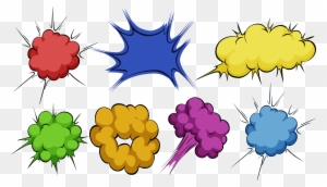 Colorful Explosion Clip Art - Free Transparent PNG Clipart Images Download