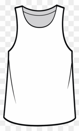 Tank Template White Tank Top Template Free Transparent PNG Clipart 