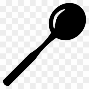 Round Spoon Icon - Spoon Svg - Free Transparent PNG Clipart Images Download