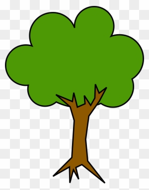 Cartoon Tree With Shading - Full Size PNG Clipart Images Review