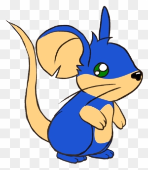 Sonic The Mouse By 0palite - Mouse Skin Transformice - Free Transparent ...