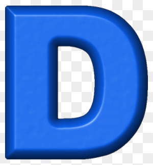 Letra D En Azul - Free Transparent PNG Clipart Images Download
