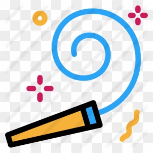 Party Blower - Party Blowers Png Icon - Free Transparent PNG Clipart ...
