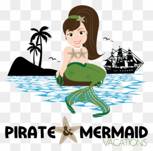 Mermaid Pirate Line - Free Transparent PNG Clipart Images Download