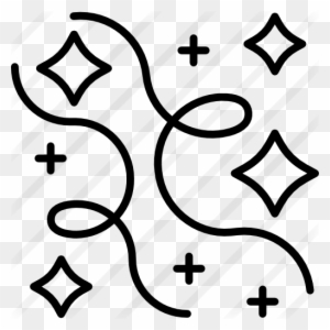 Confetti Clipart Outline