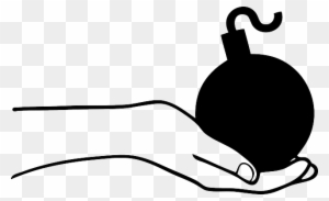 Grenade, Bomb, Explosive, Hold, Holding - Hand Holding Bomb Png - Free ...