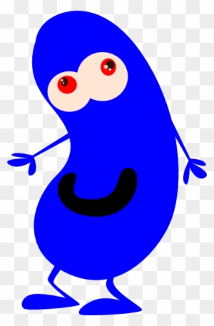 Blue Bean Svg Clip Arts 390 X 595 Px - Bean Clip Art - Free Transparent ...