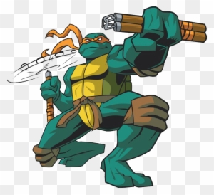 Michelangelo Ninja Turtle Clip Art - Teenage Mutant Ninja Turtles 2003 ...
