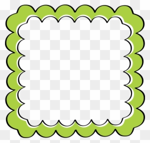 Pink Scallop Clip Art - Scalloped Circle Frame Clip Art Pink - Free ...