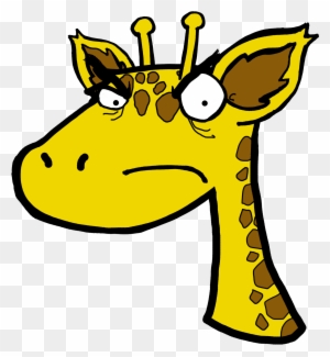 Cartoon Animal Faces - Angry Giraffe Clipart - Free Transparent PNG ...