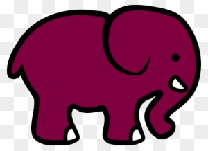 Purple Elephant Clip Art At Clipartner - Elephant Clip Art - Free ...