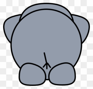 How To Draw An Elephant Clip Art - Baby Elephant Easy Drawing - Free ...