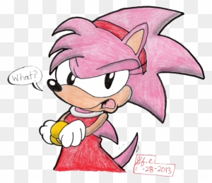 Annoyed Amy The Hedgehog By Spongefox - Amy The Hedgehog - Free ...