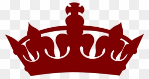 Corona Clipart - Maroon Crown Clipart - Free Transparent PNG Clipart ...