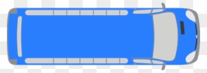 Blue Bus 360 Clip Art At Clkercom Vector Online Royalty - Bus Top View ...