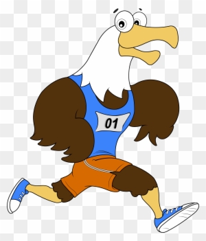 Athletics - Eagle Running - Full Size PNG Clipart Images Download